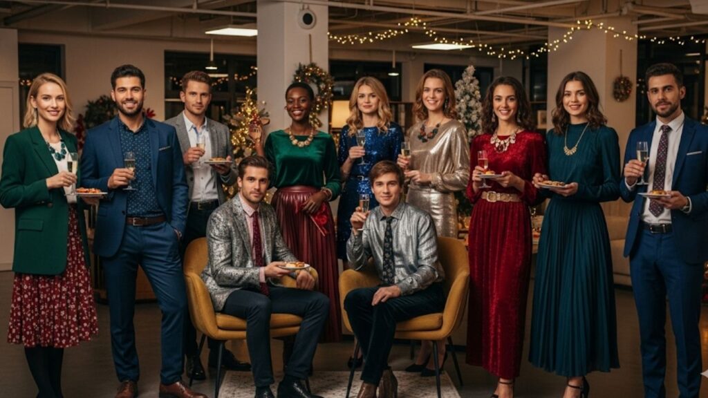15+ Office Christmas Party Outfit Ideas to Shine Festively & Professionally