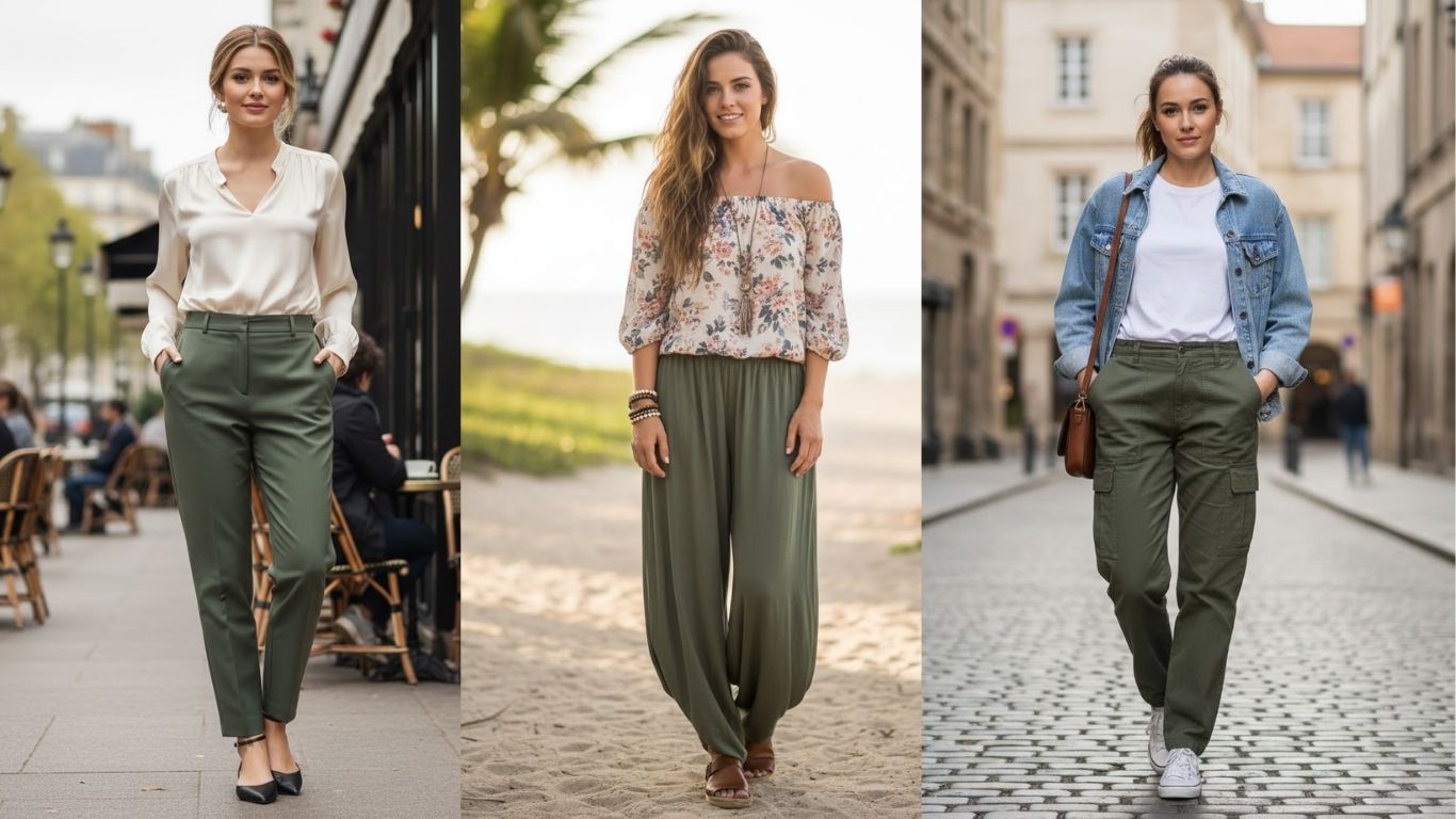 15 Army Green Pants Outfit Ideas for Effortless Style
