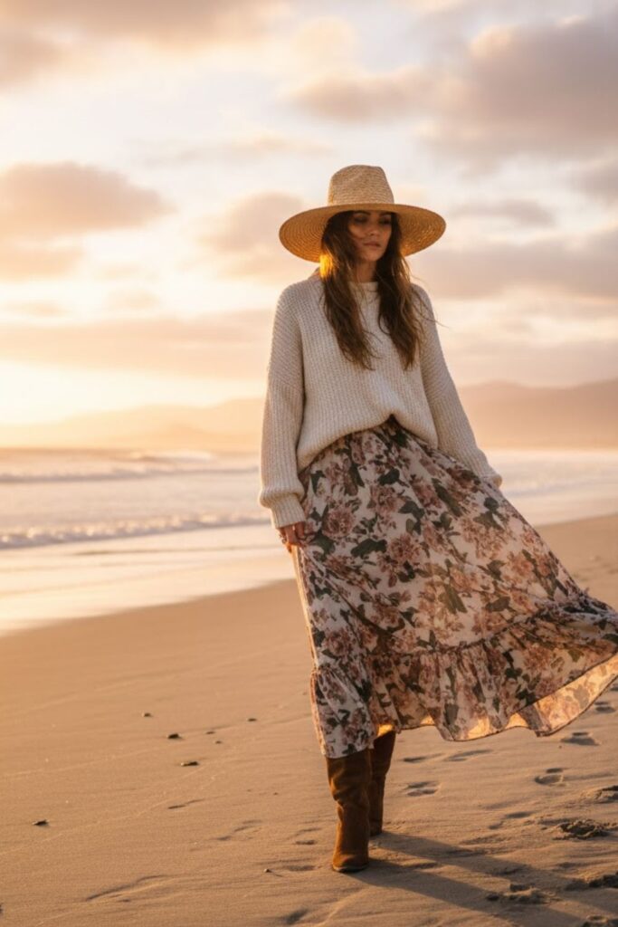 15 Winter Beach Outfit Ideas: Stay Stylish and Cozy by the Shore