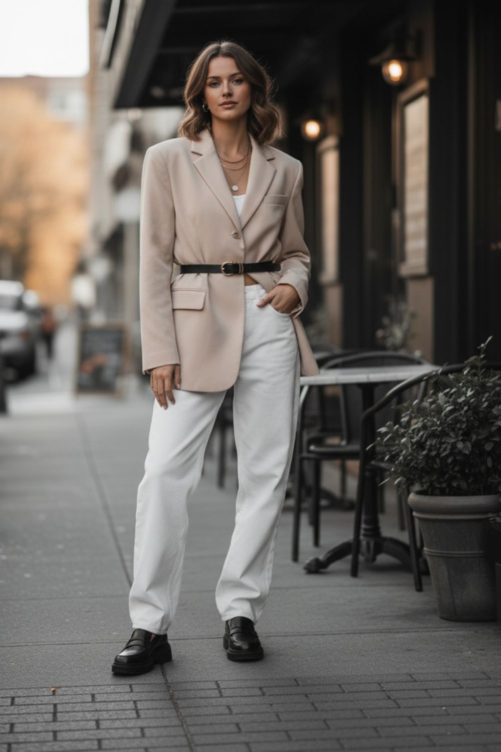 How to Style White Baggy Jeans: 15 Outfits for Effortless Chic