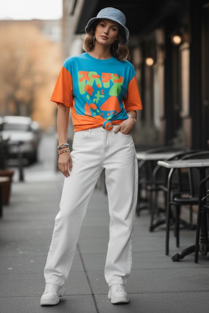 How to Style White Baggy Jeans: 15 Outfits for Effortless Chic