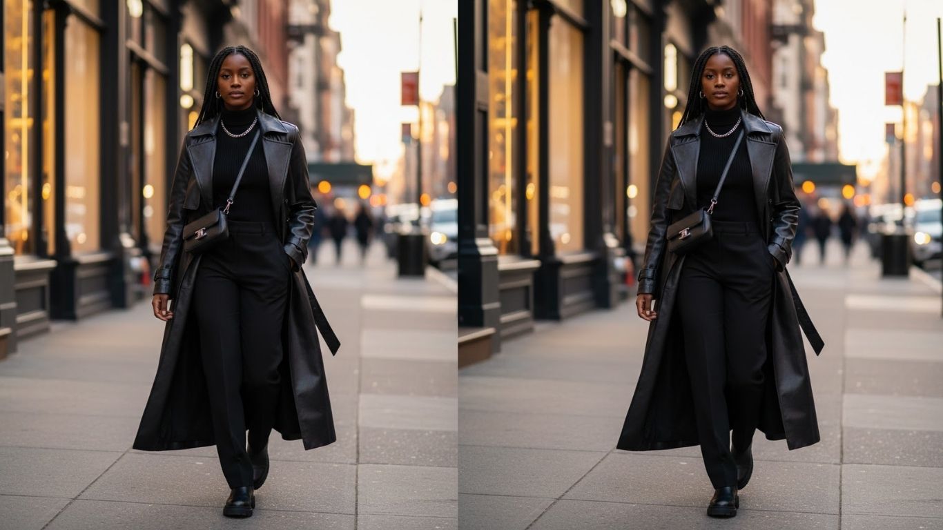 15 Long Leather Jacket Outfit Ideas for Stylish Year-Round Looks